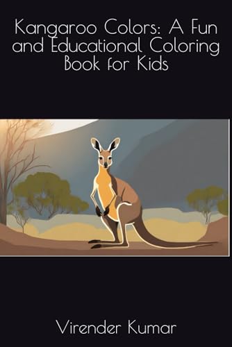 Kangaroo Colors: A Fun and Educational Coloring Book for Kids by Mr ...