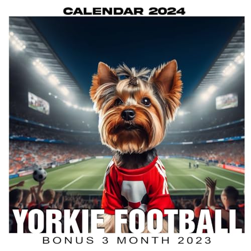 Yorkie In Space Calendar 2024: Jan 2024 to Dec 2024, Bonus 3 Months ...