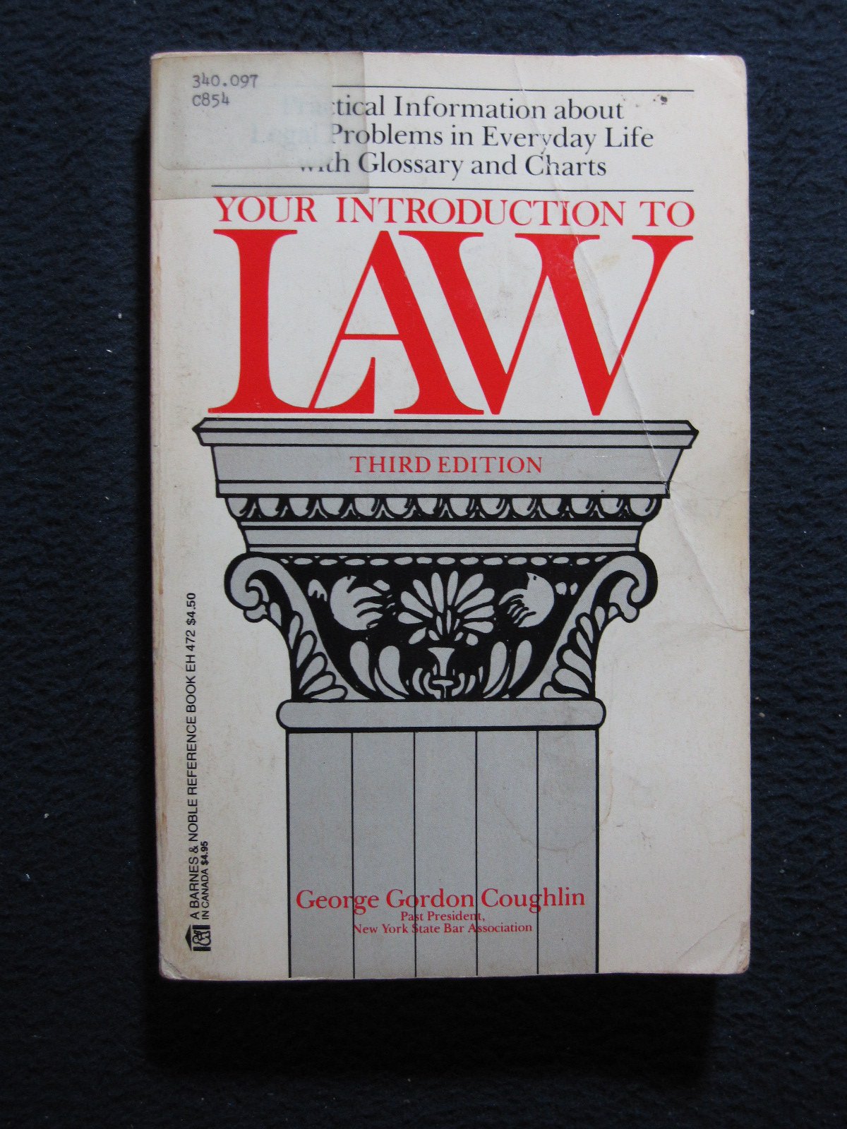 Your introduction to law by George Gordon Coughlin | Goodreads