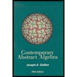 Contemporary Abstract Algebra (5th, 02) by Gallian, Joseph A [Hardcover ...