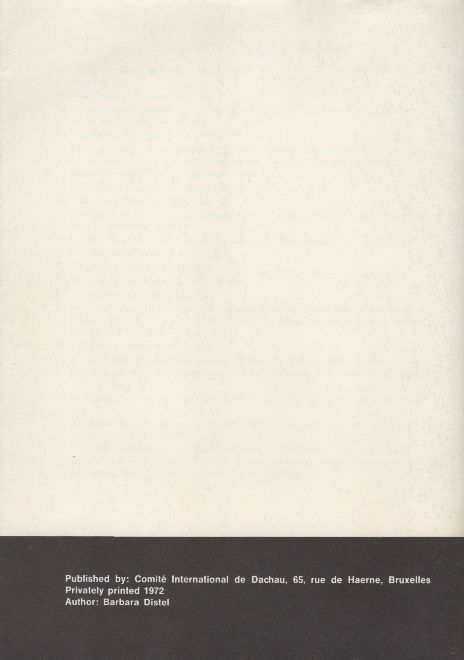 Concentration camp Dachau, 1933-1945 / editors, Barbara Distel, Ruth ...