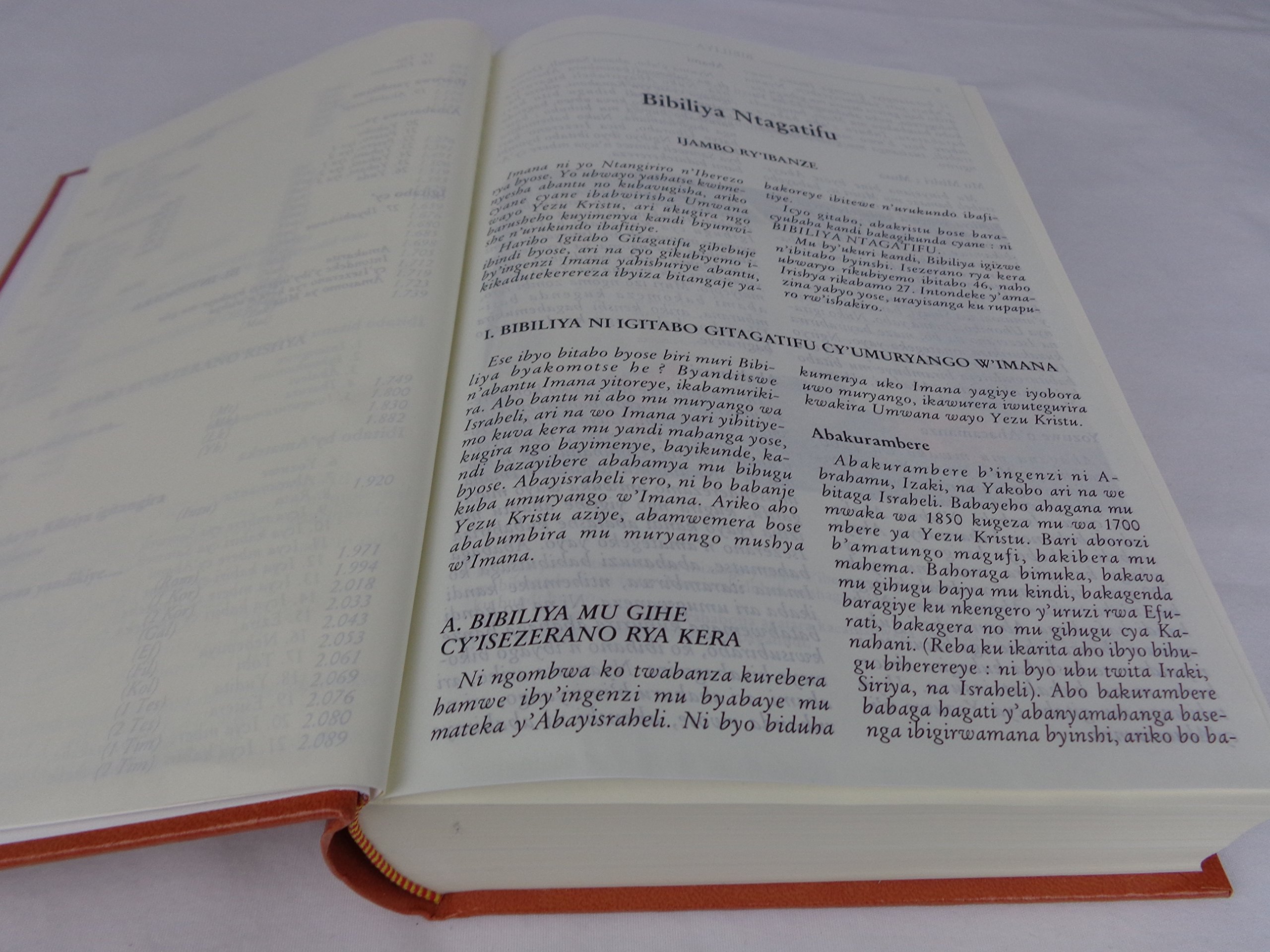 Kinyarwanda Bible RC063P - Bibiliya Ntagatifu / Large Size with Color ...