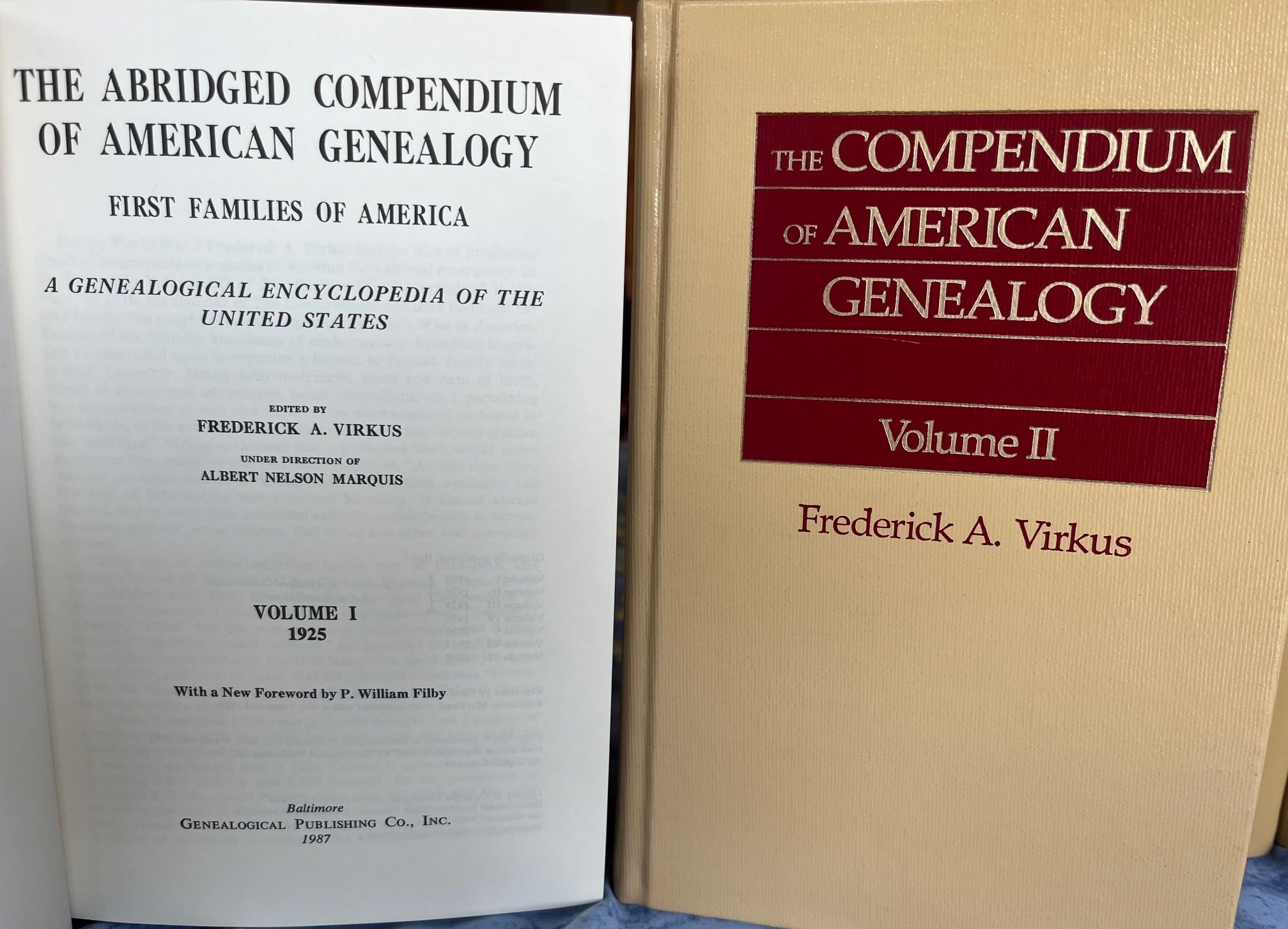 The Abridged Compendium of American Genealogy, First Families of ...