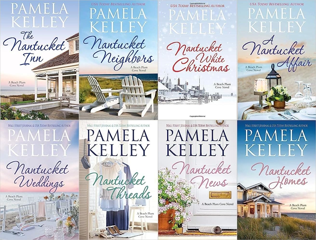 Nantucket Beach Plum Cove series 8 books Collection Set by Pamela M ...