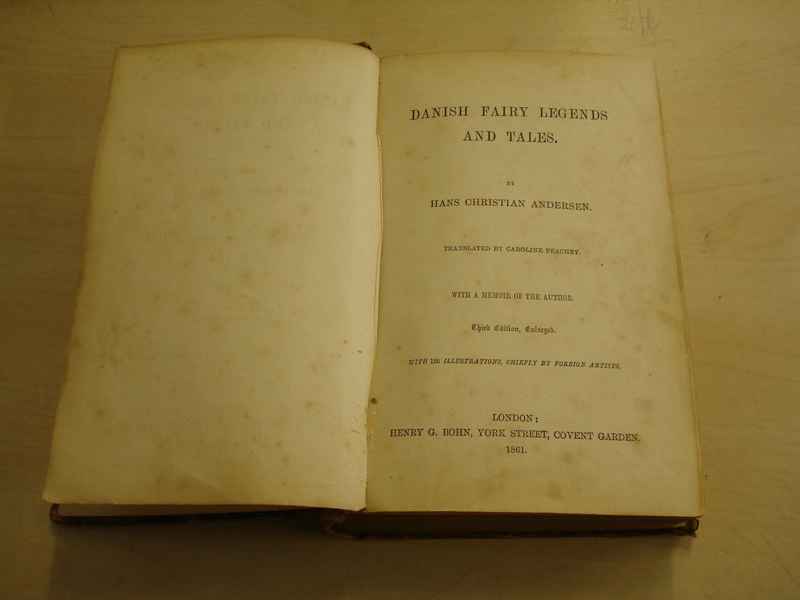 Danish Fairy Legends And Tales by Hans Christian Andersen by Hans ...