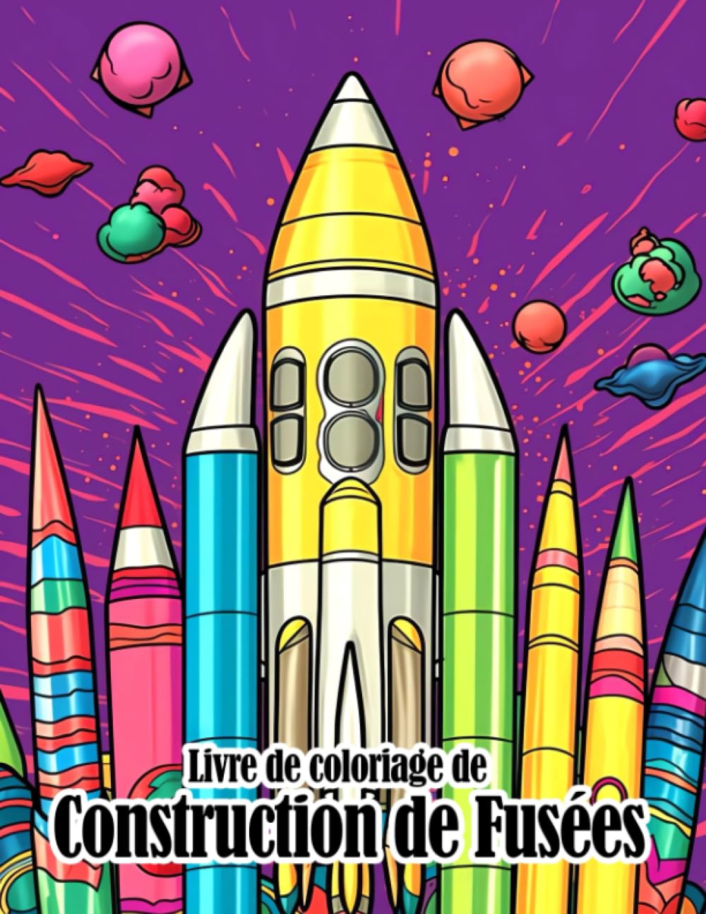 Livre de coloriage Construction de fusées: Un livre de coloriage ...