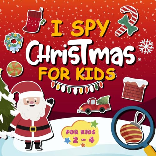 I Spy Christmas For Kids: Merry Christmas Activity Book With Fun And ...