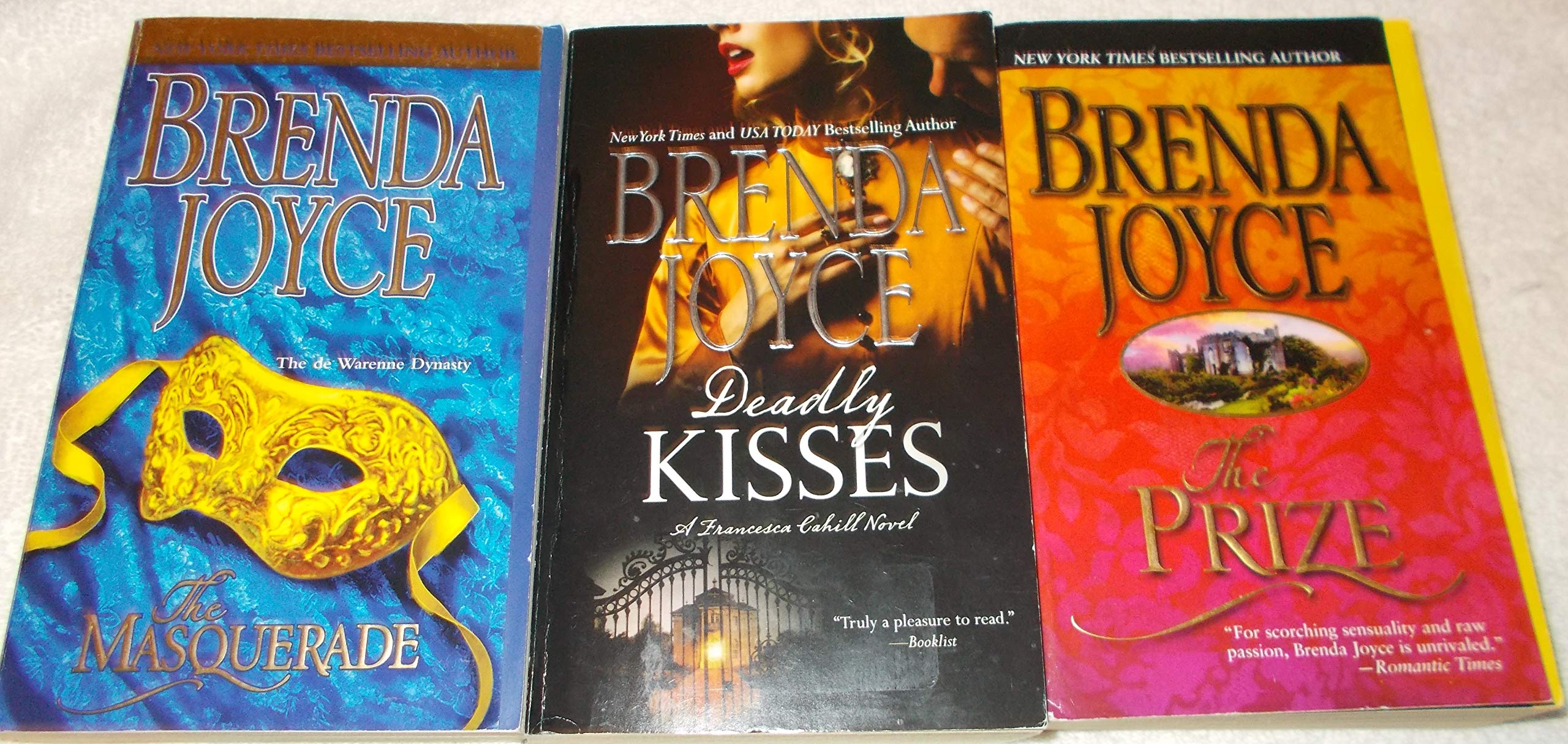 Brenda Joyce:: 3 Book Set::Softcover: The Prize: The Masquerade: Deadly ...