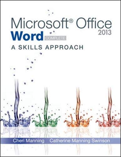 [(Microsoft Office Word 2013 : A Skills Approach, Complete)] [By ...