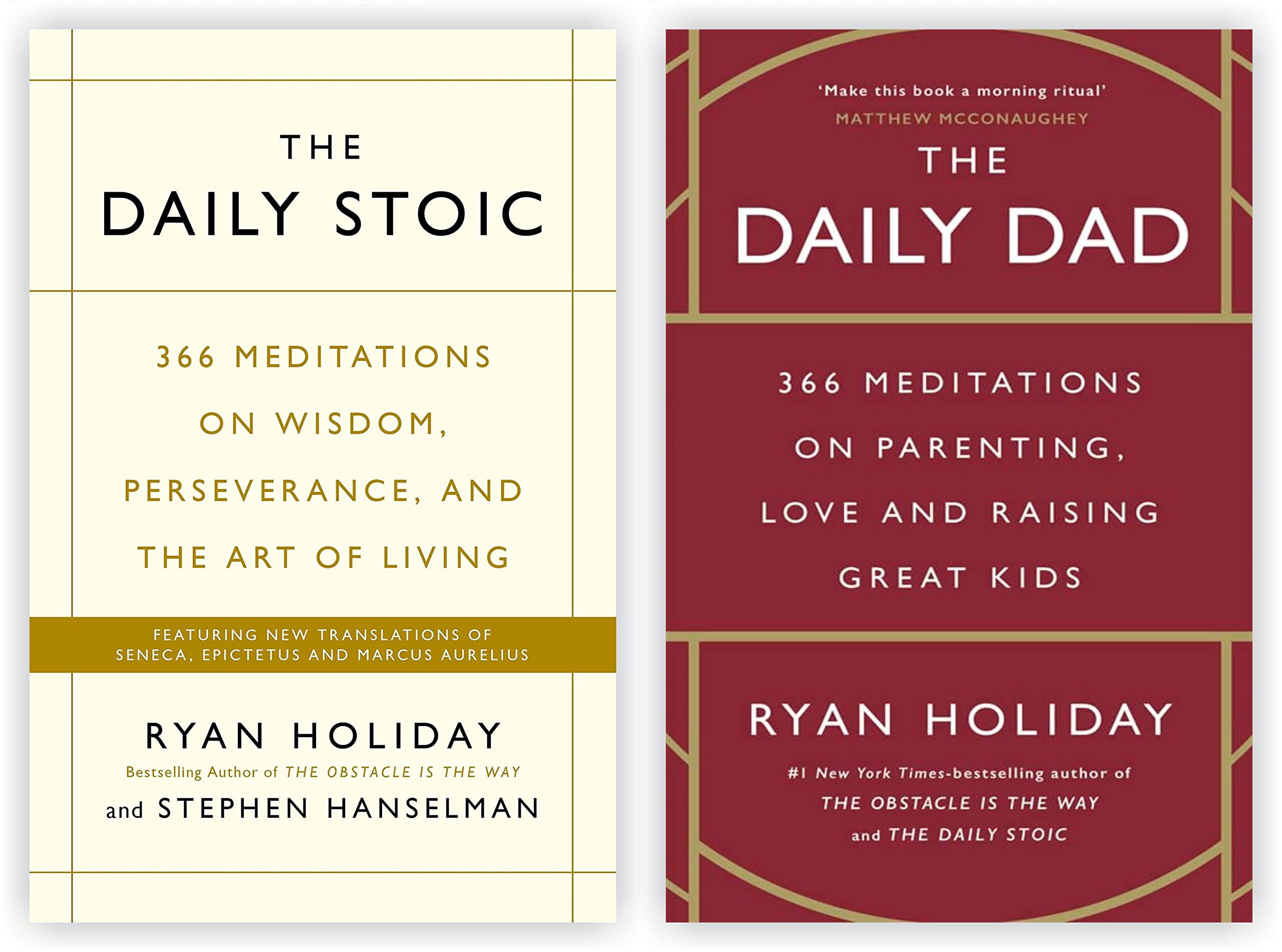 By Ryan Holiday 2 Book collection set: The Daily Stoic:366 Meditations ...