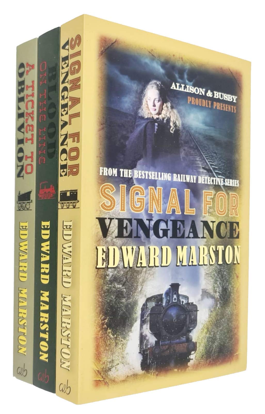 Edward Marston Railway Detective Series 3 Books Collection Set by ...