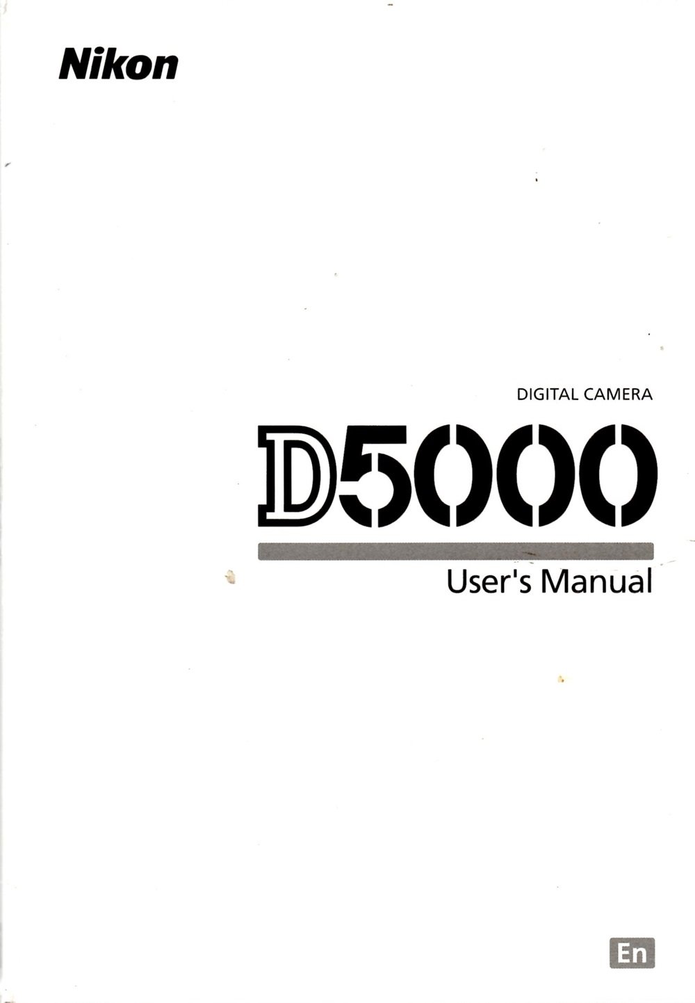 Digital Camera D5000 User's Manual by Nikon | Goodreads
