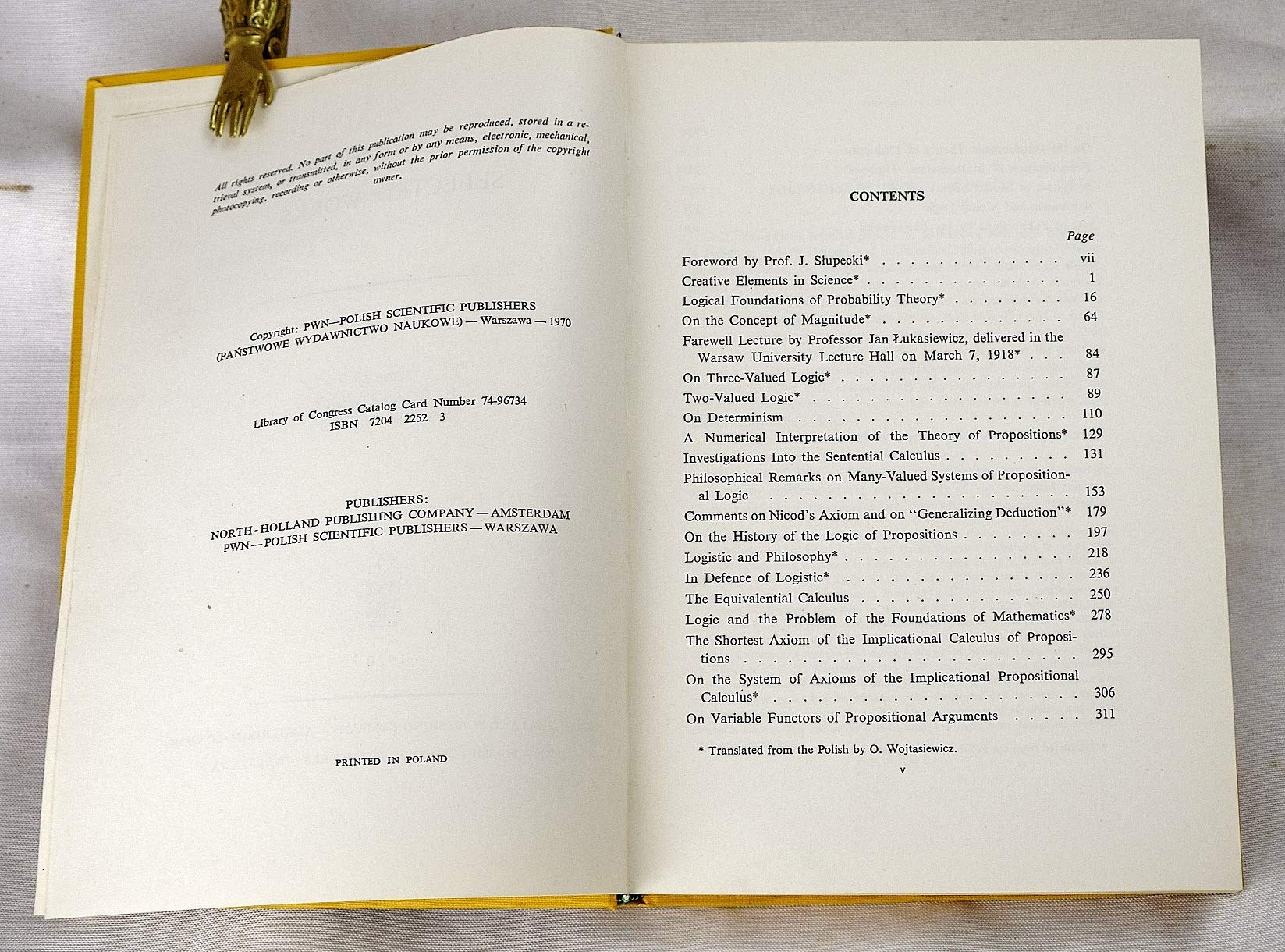 Selected works by Jan Lukasiewicz | Goodreads