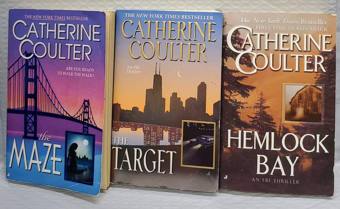 Catherine Coulter 3 Book Set - The Maze, The Target, Hemlock Bay by ...