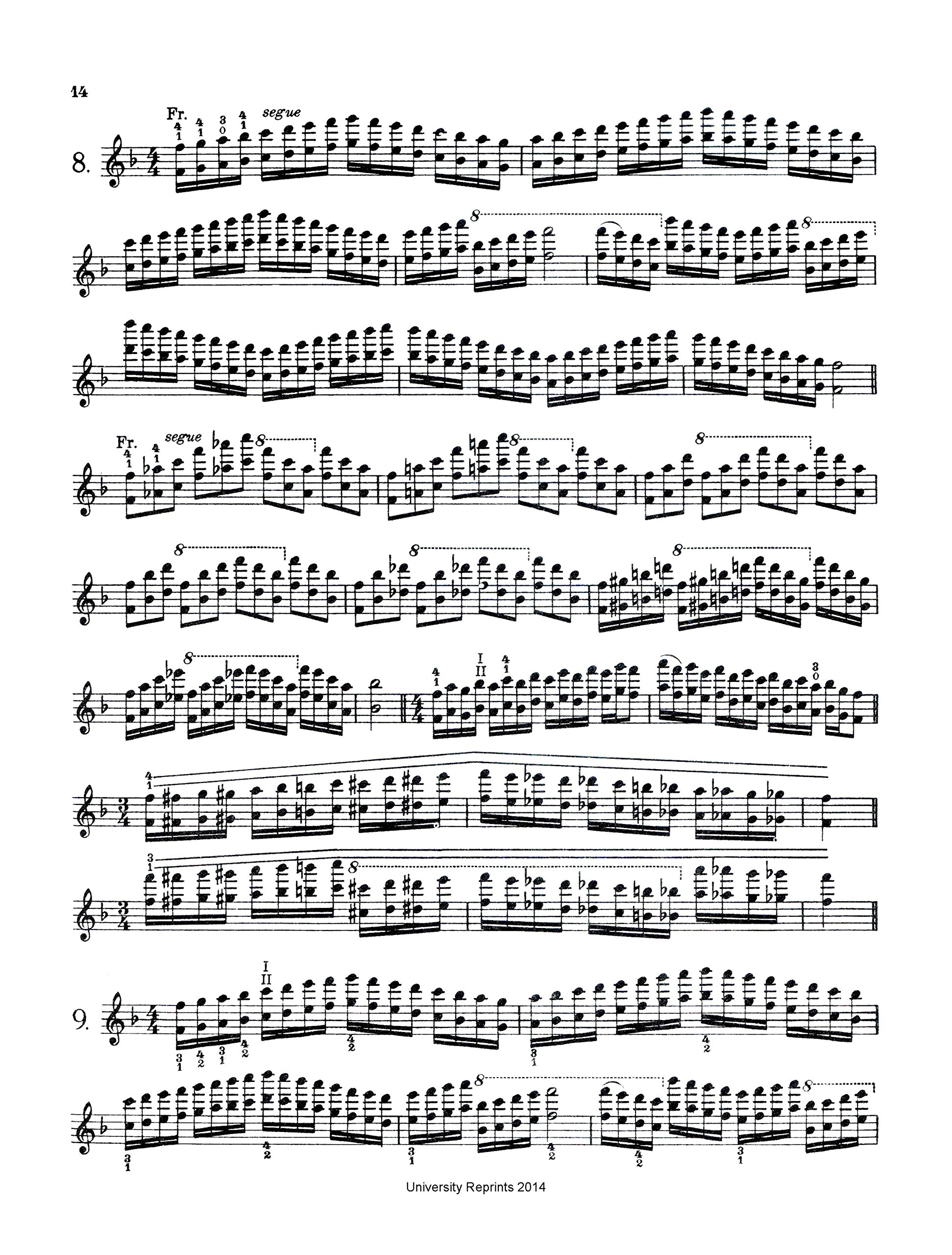 Carl Flesch Scale System. Scale Exercises in All Major and Minor Keys ...