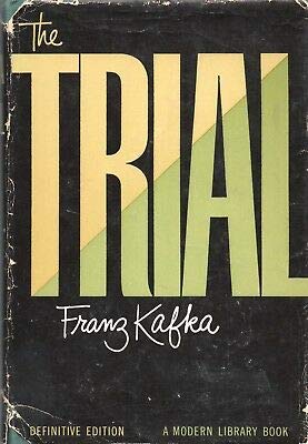 THE TRIAL By FRANZ KAFKA Modern Library HC 1937 [Hardcover] Franz Kafka ...