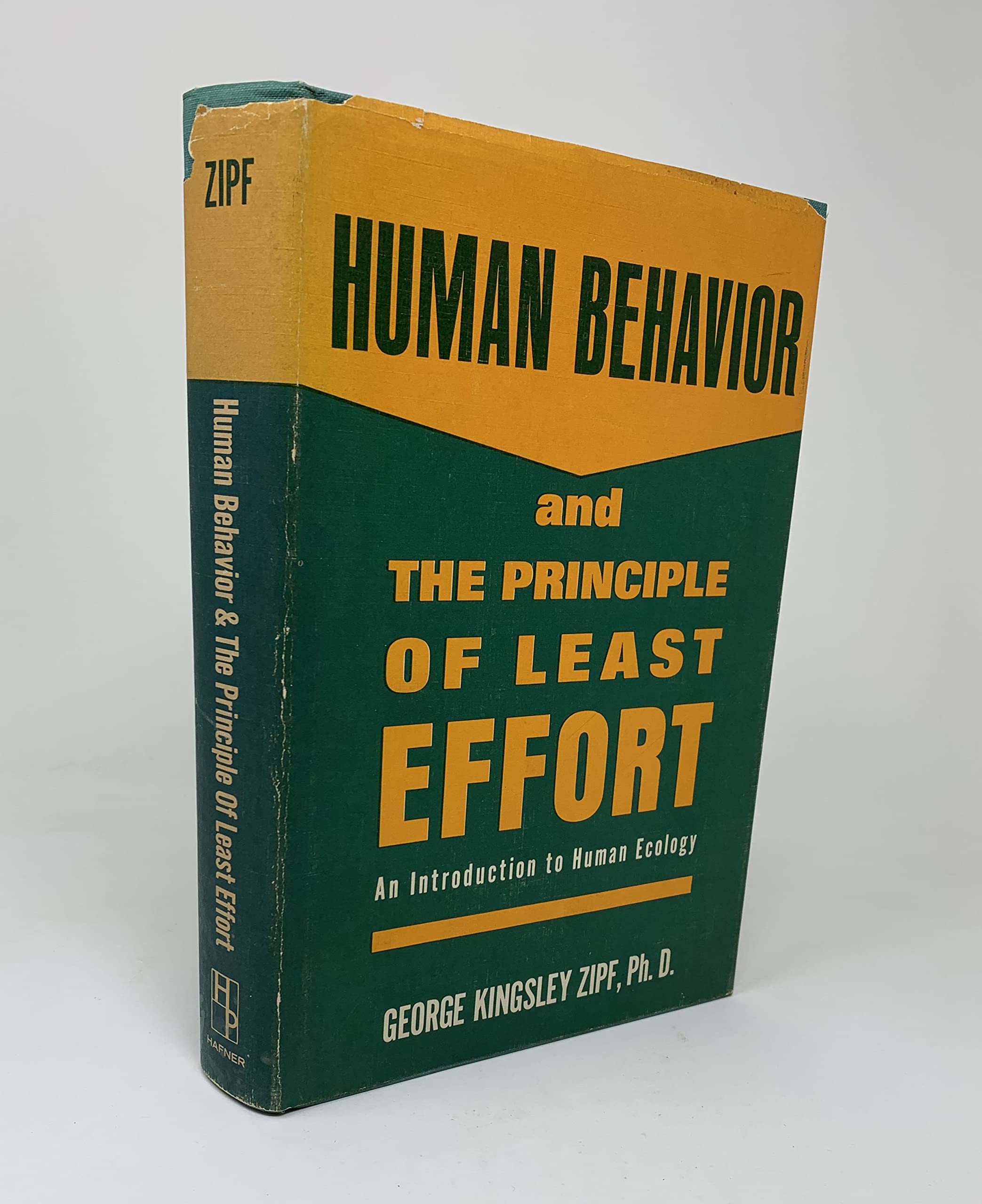 Human Behaviour and the Principle of Least Effort by George Kingsley ...