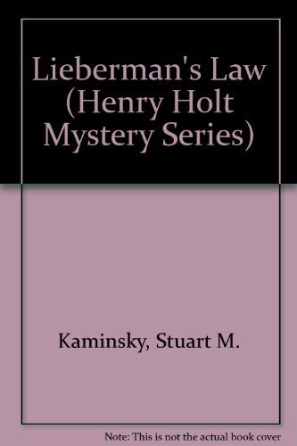 Lieberman's Law (Henry Holt Mystery Series) by Kaminsky, Stuart M ...