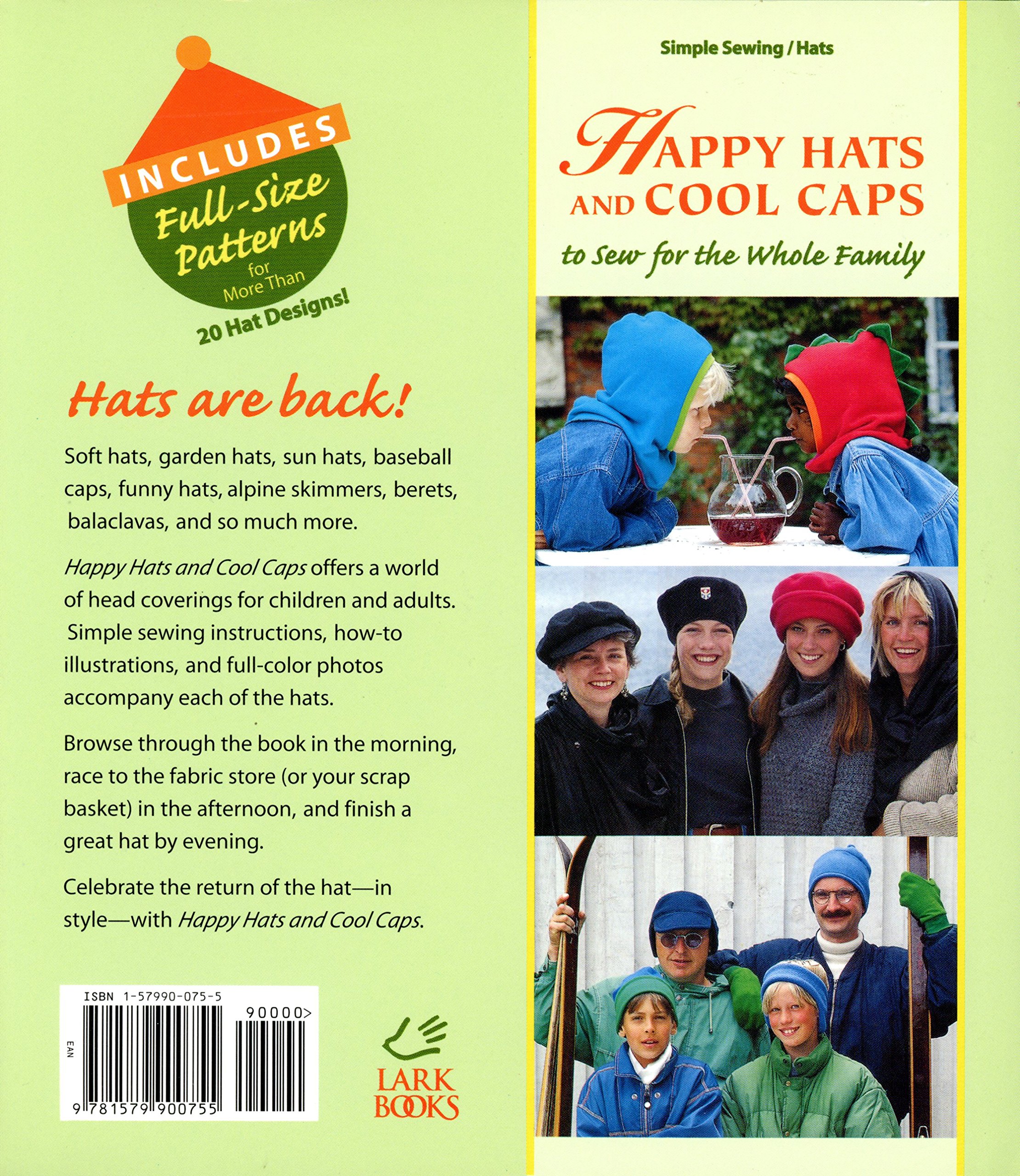 Happy Hats and Cool Caps to Sew for the Whole Family by Tina Hermansen ...