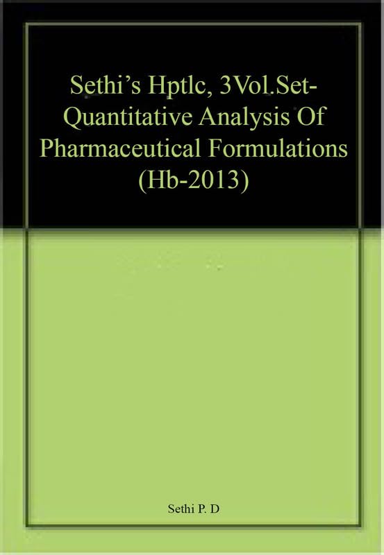 Seti's ptlc 3 Vol.Set (ig Performance Tin Layer Cromatograpy) by P.D ...