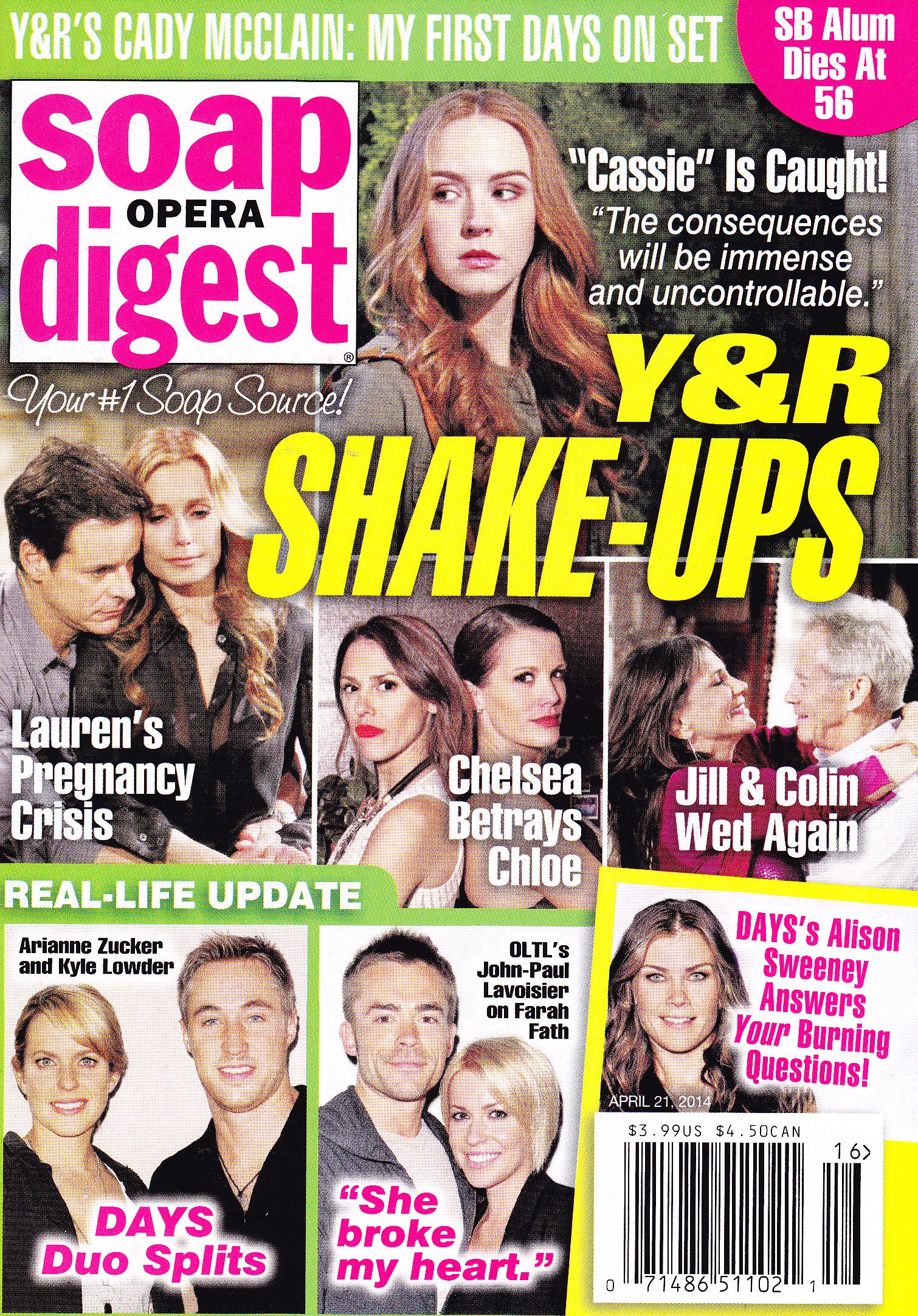 Camryn Grimes, Tristan Rogers, Young and the Restless, Alison Sweeney ...