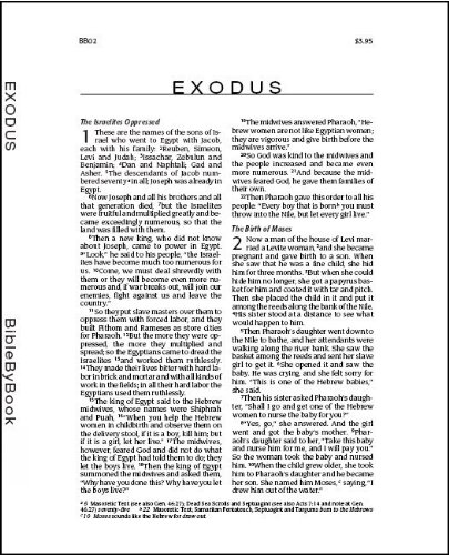 Exodus (BibleByBook) by Anonymous | Goodreads