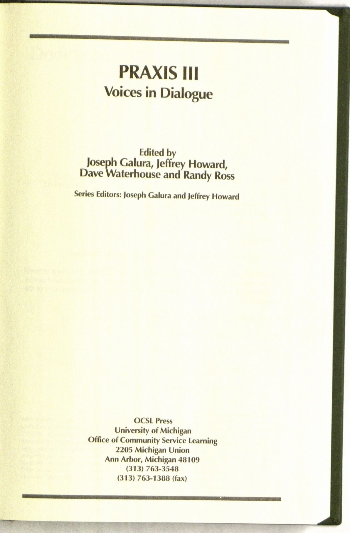 Praxis III Voices in Dialogue by Joseph Galura | Goodreads