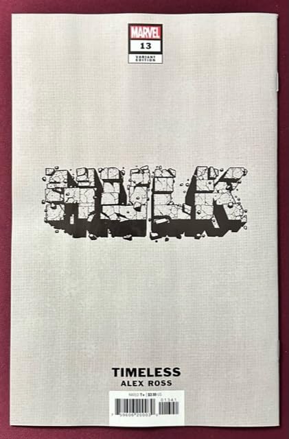 HULK 13 ALEX ROSS TIMELESS LEADER VIRGIN VARIANT by Ryan Ottley | Goodreads