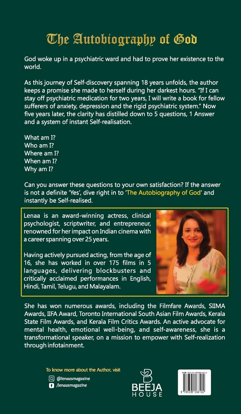 The Autobiography of God by Lenaa Kumar | Goodreads