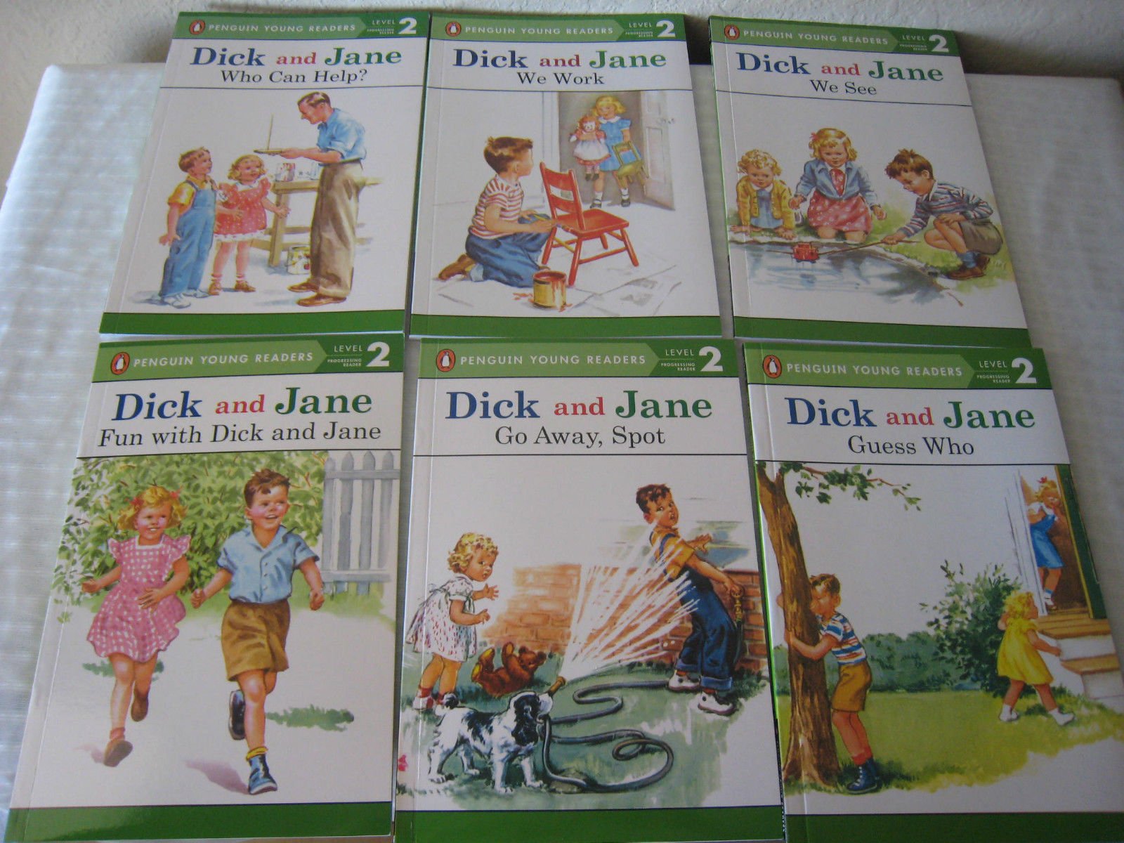 Dick and Jane Level 1 & Level 2 Readers (Set of 12) Ages 3-6 by Penguin ...