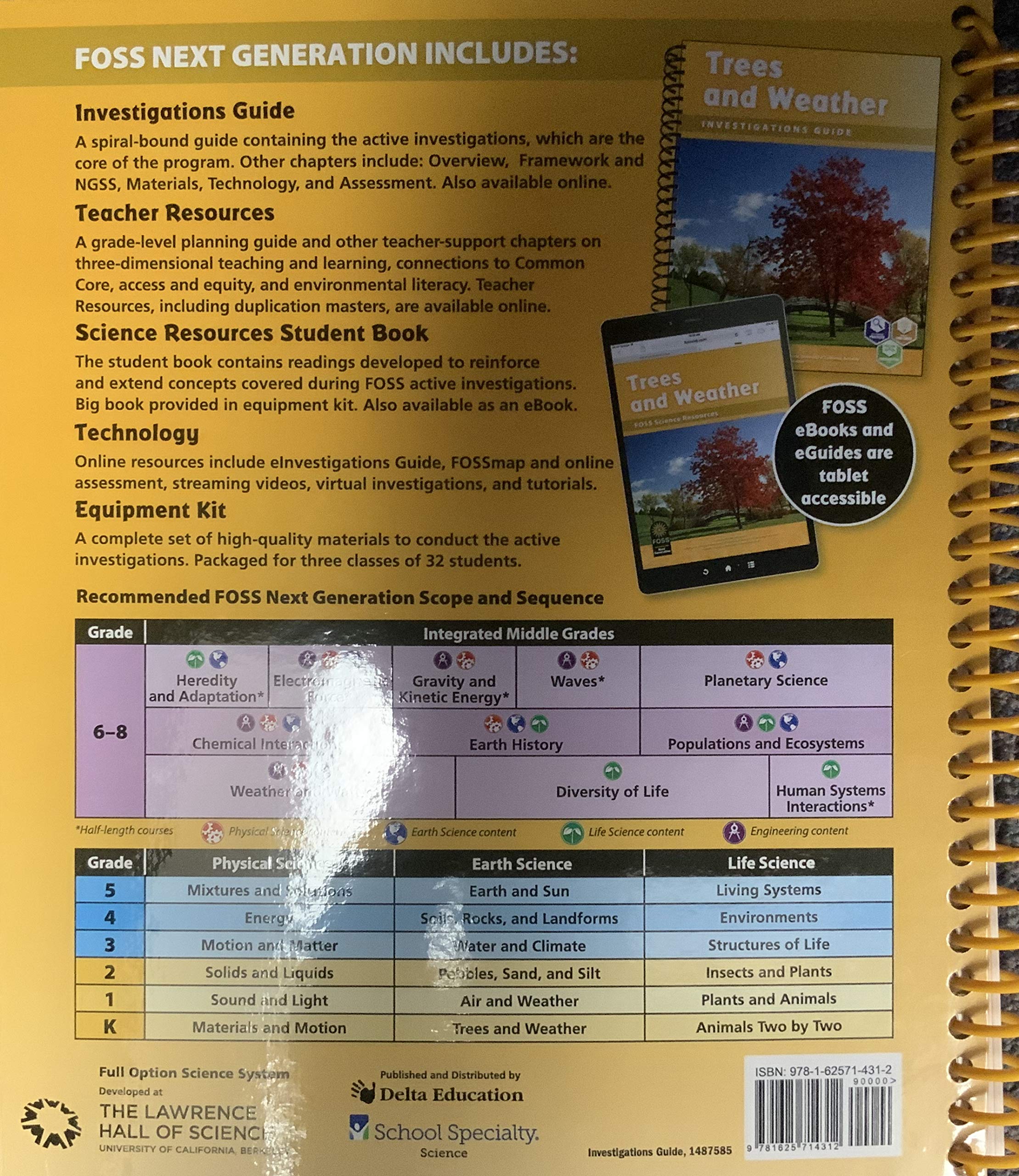 trees and weathering investigations guide Foss next generation by Larry ...