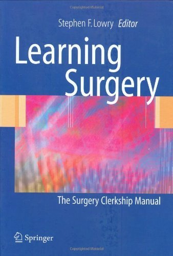 Learning Surgery: The Surgery Clerkship Manual 1st Edition by Ciocca ...
