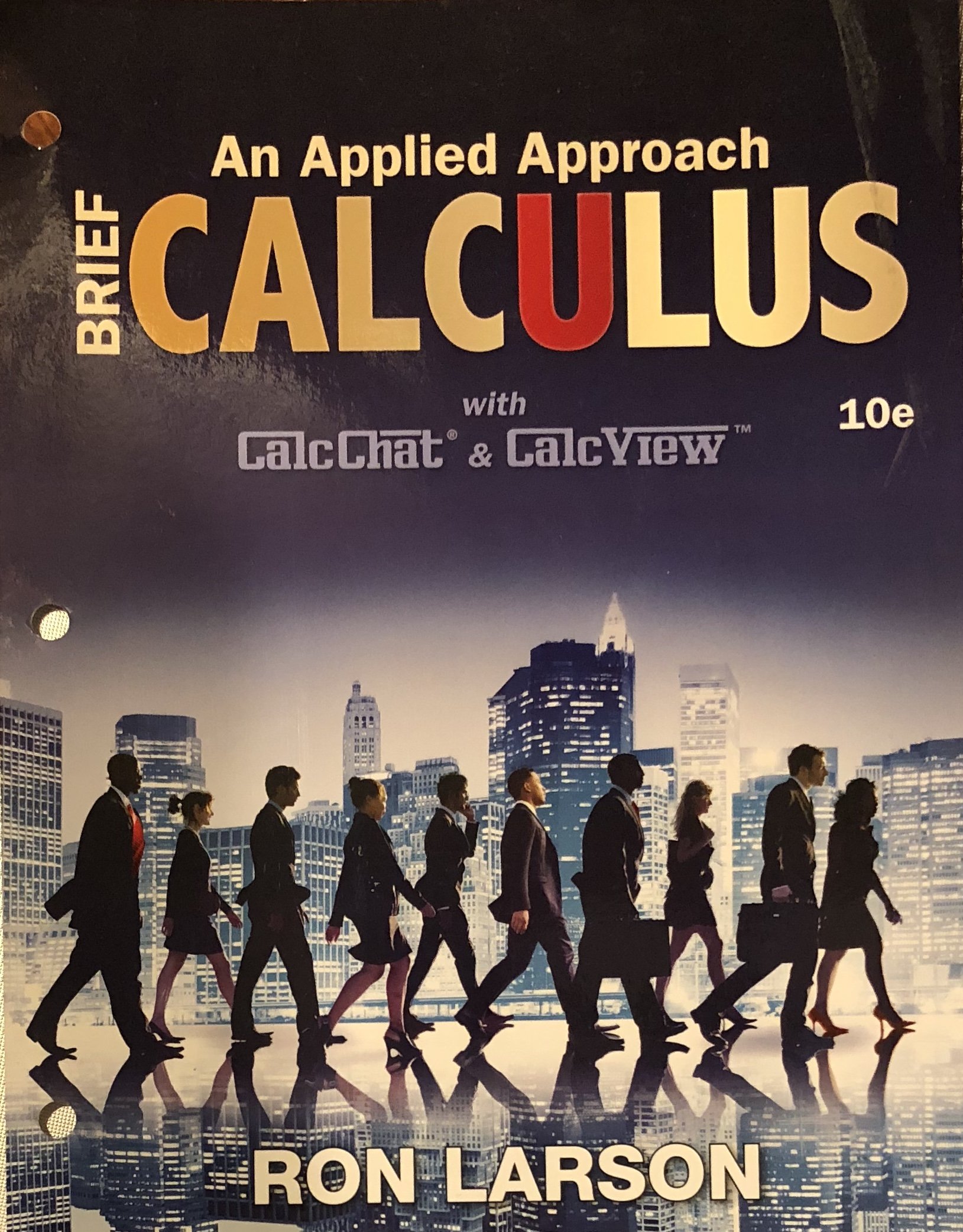 Brief Calculus: An Applied Approach [with CalcChat & CalcView] by Ron ...