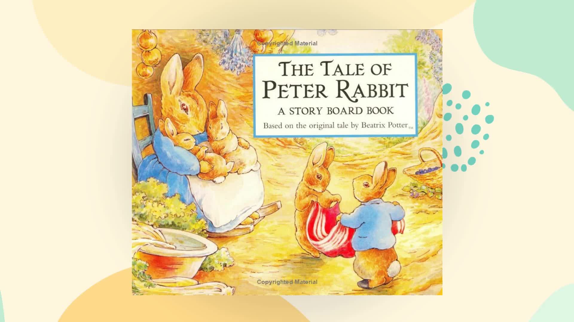 The Tale Of Peter Rabbit Original 1902 edition Illustrated: with Color ...