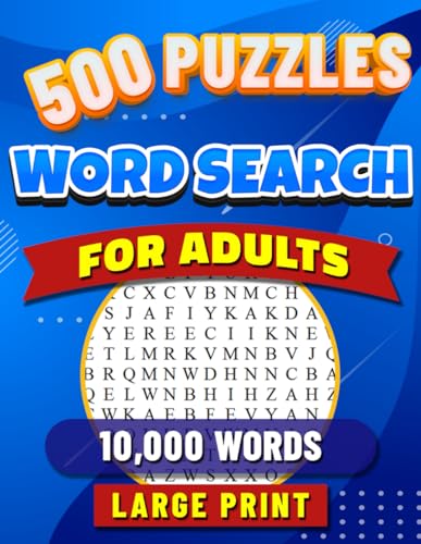 Word Search for Dementia Patients Large Print: 500 Easy Activity ...