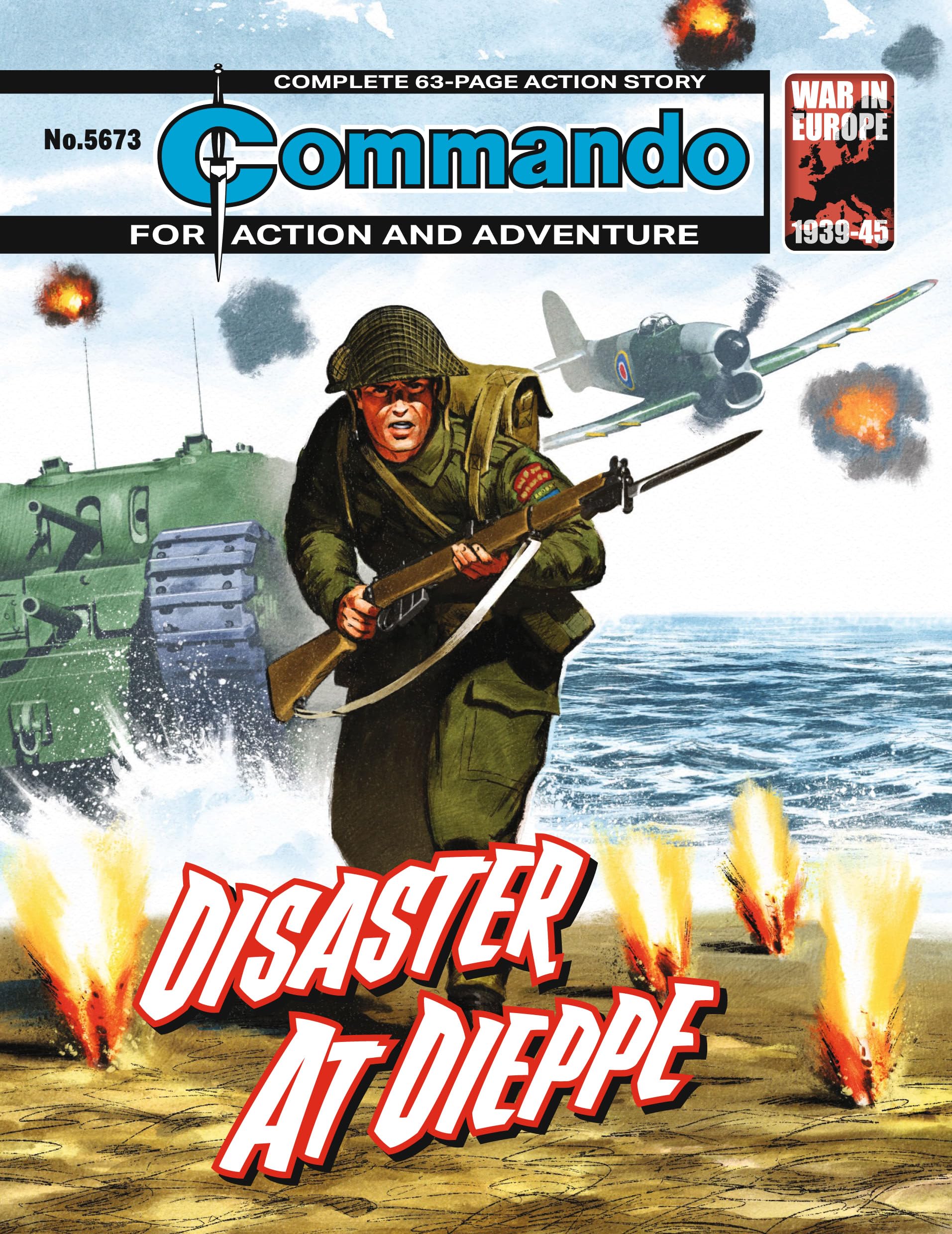 Commando #5673: Disaster At Dieppe by Andrew Knighton | Goodreads