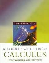 Calculus for Engineers and Scientists by Frank R. Giordano | Goodreads