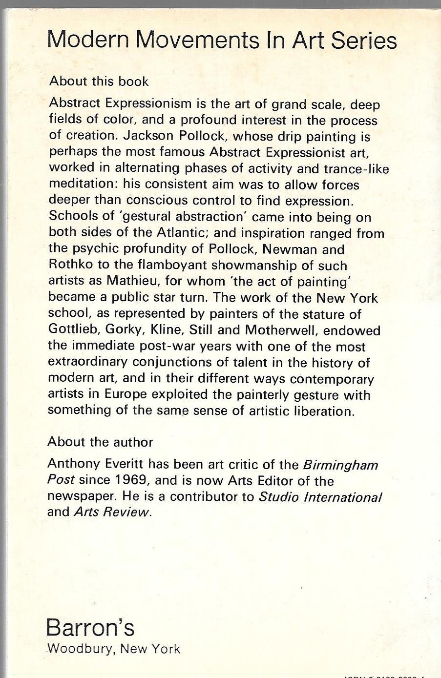 Abstract Expressionism by EVERITT ANTHONY | Goodreads