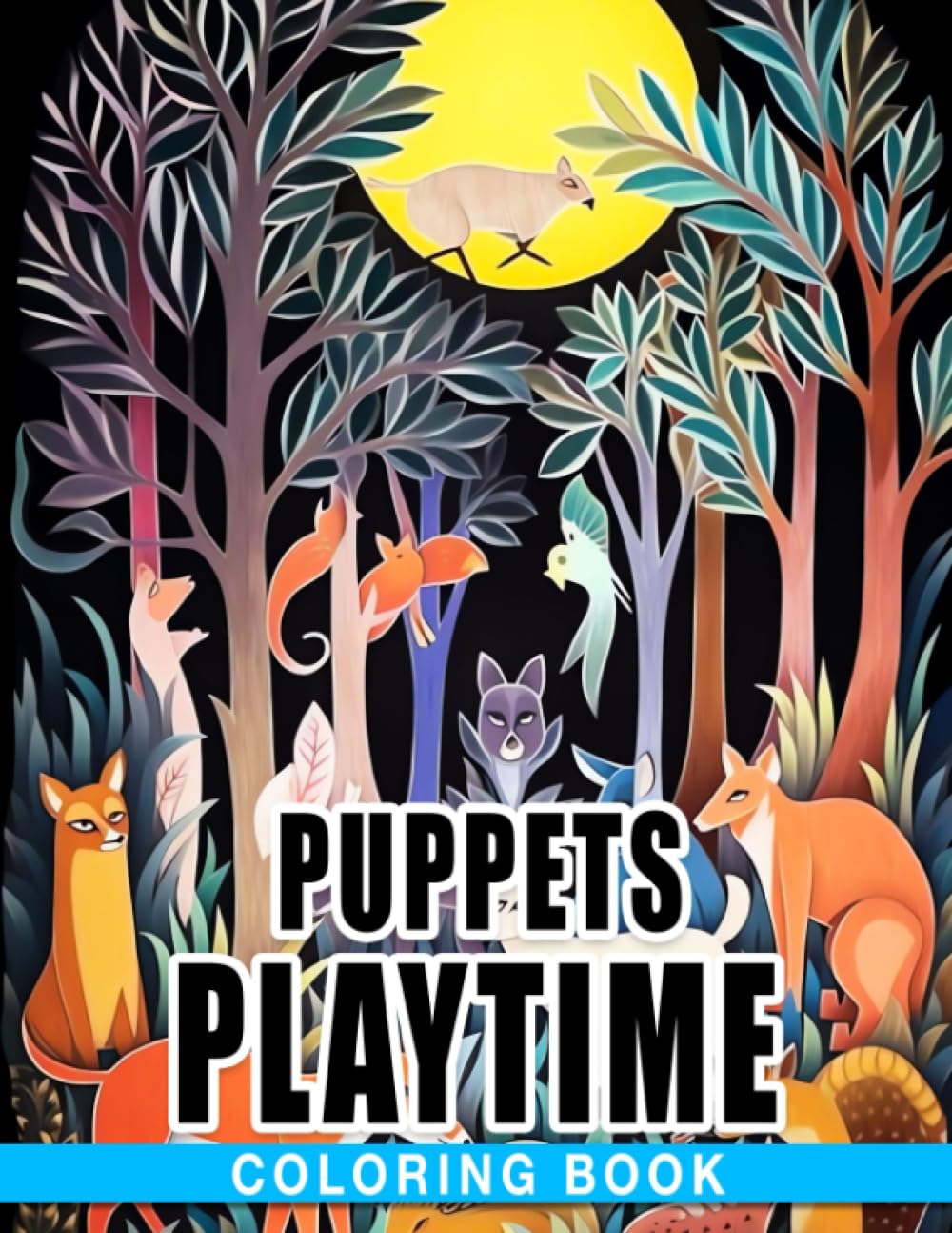 Puppets Playtime: A Puppet-Themed Coloring Book for Young Artists by ...