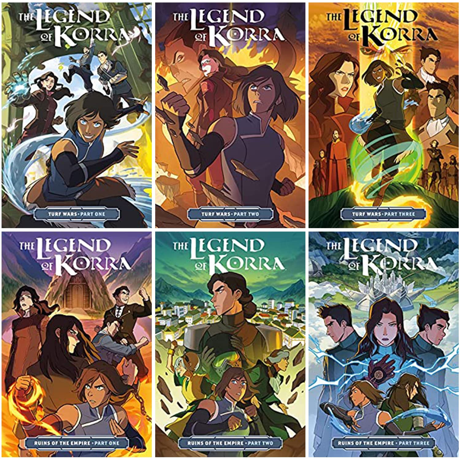 The Legend of Korra Series 7-book Set Collection by Michael Dante ...