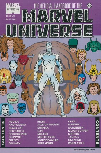 Official Handbook of The Marvel Universe Master Edition #12 by Mark ...