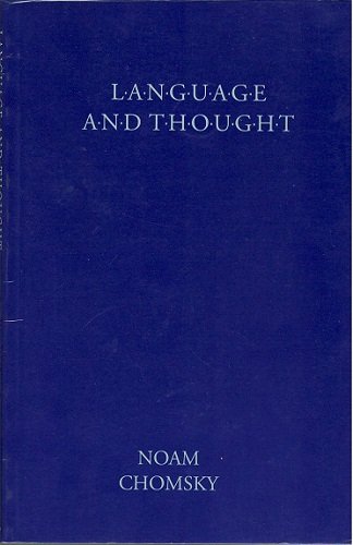Third Printing Edition of Language and Thought by Noam Chomsky | Goodreads