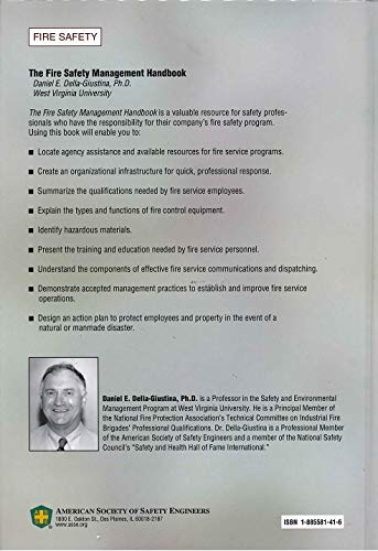 Fire Safety Management Handbook by Daniel Della-Giustina | Goodreads