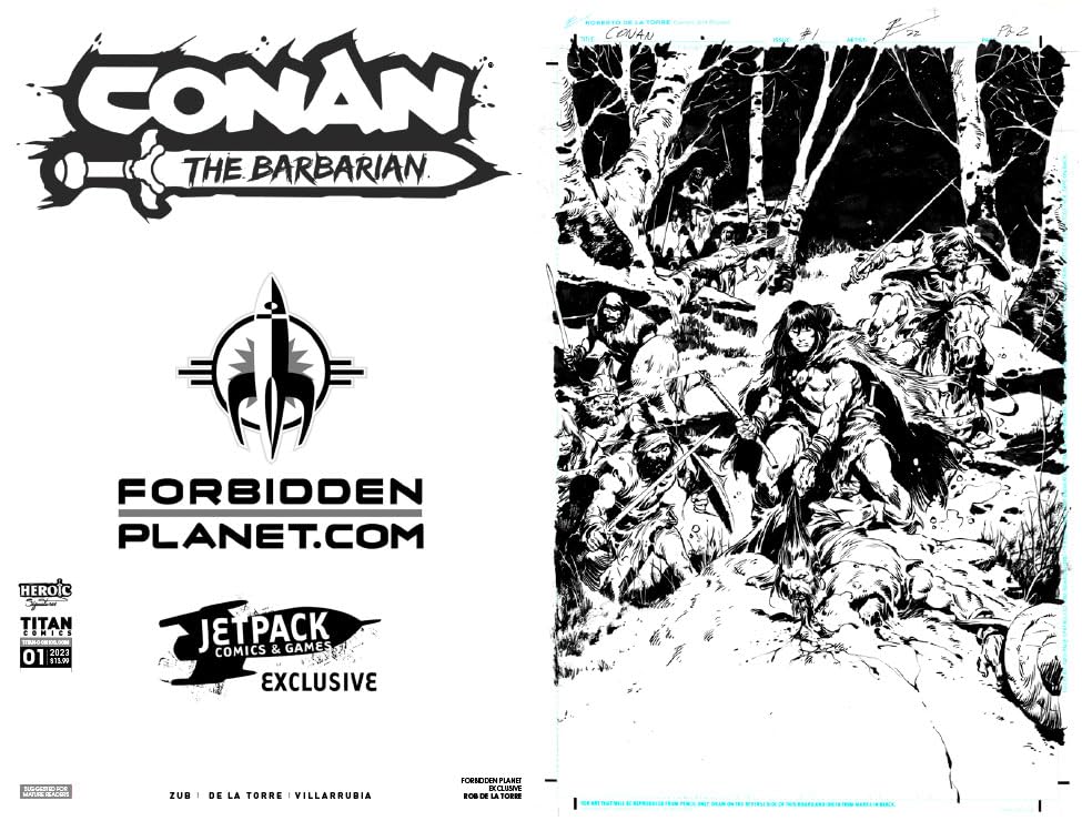 CONAN THE BARBARIAN #1 ROBERTO DE LA TORRE ORIGINAL ART EXCLUSIVE VARIANT by Jim Zub | Goodreads