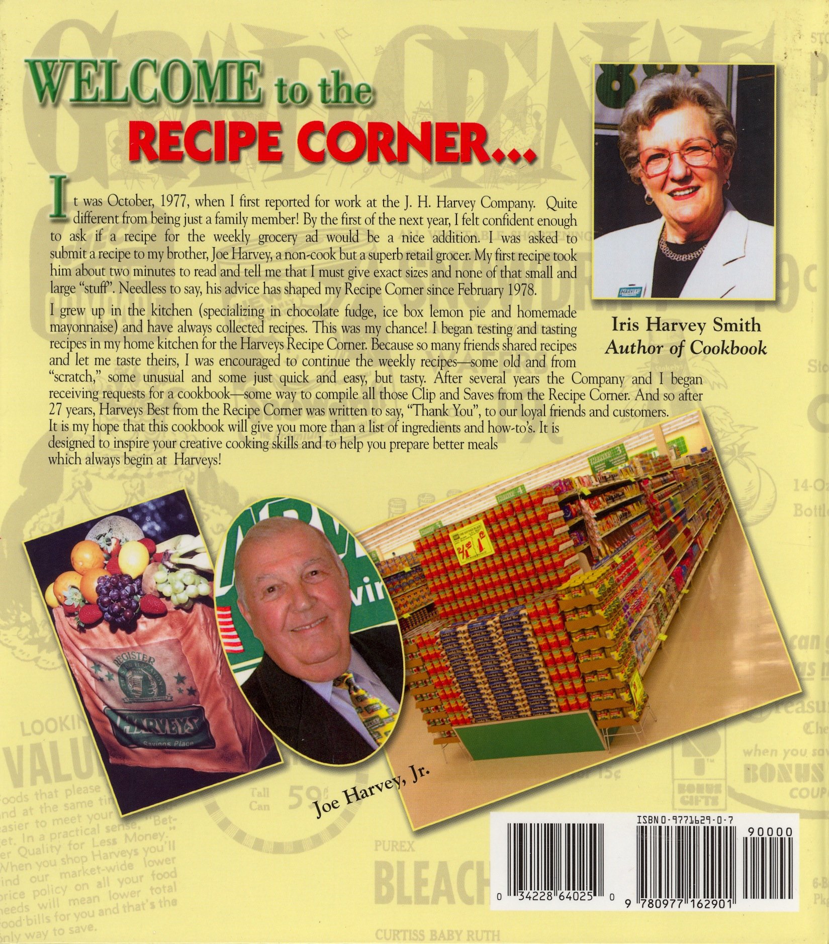 Harveys Best : From the Recipe Corner by iris-harvey-smith | Goodreads