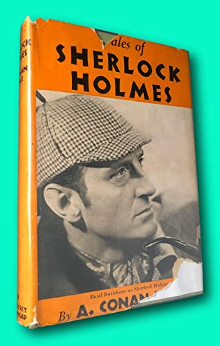 Rare RARE 1940 A. Conan Doyle TALES SHERLOCK HOLMES Basil Rathbone ...