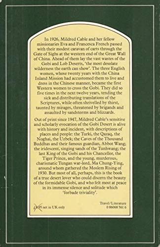 GOBI DESERT by Mildred Cable & Francesca French | Goodreads