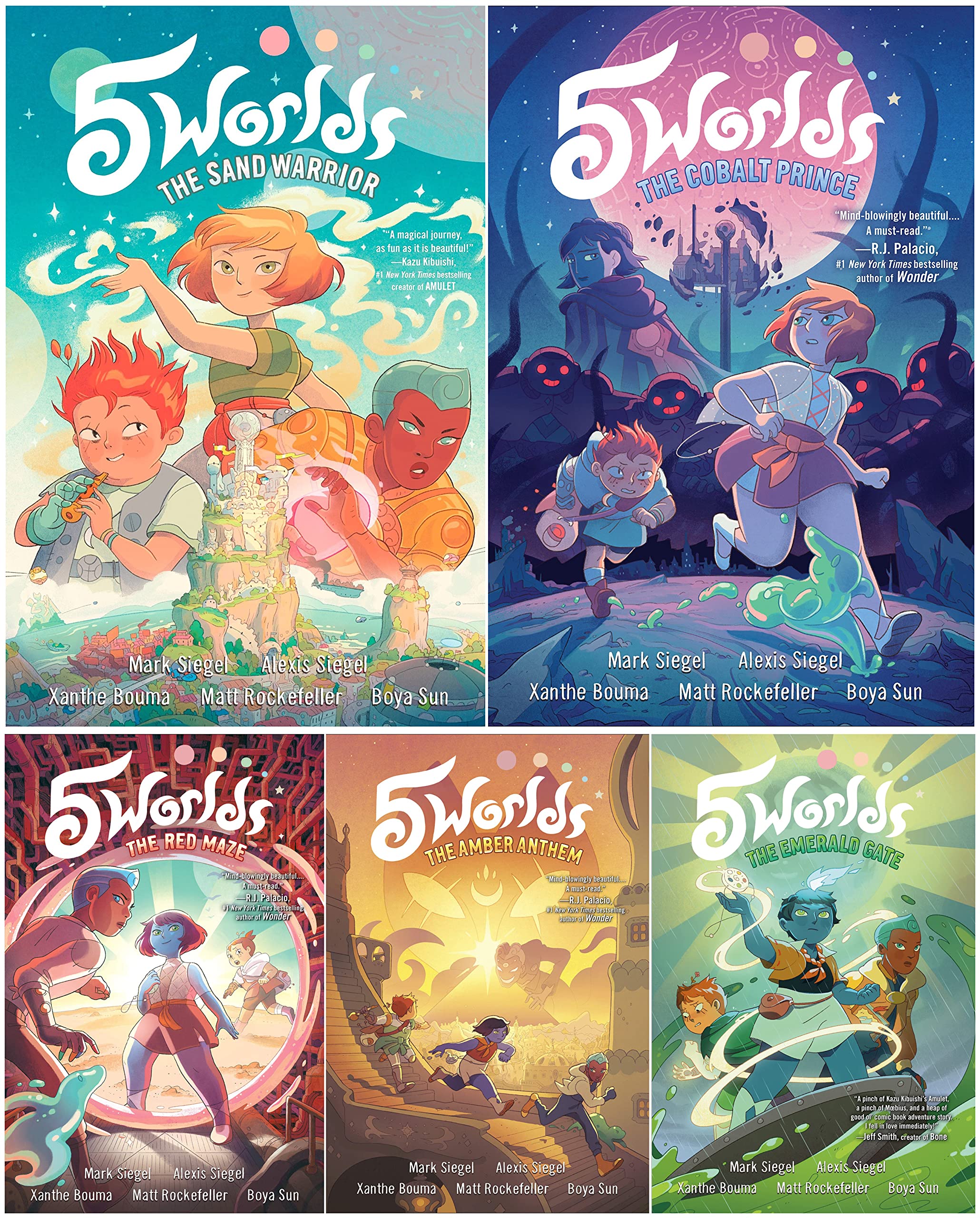 NEW! 5 Worlds Series Books Set (5 Books) by Mark Siegel | Goodreads