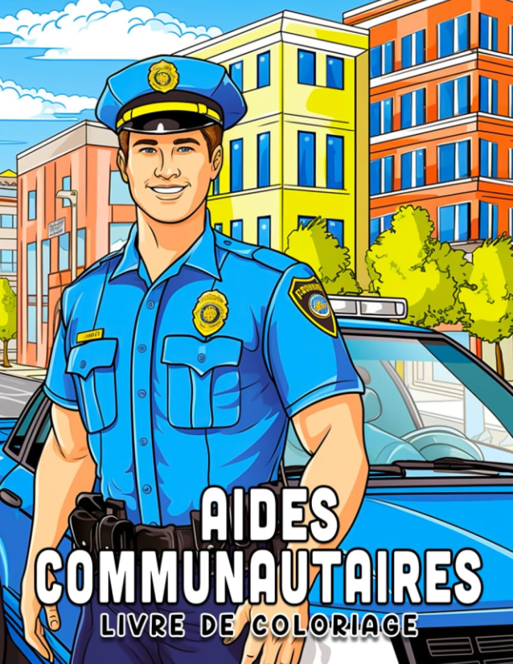 Livre de coloriage Aides communautaires: Un livre de coloriage amusant ...