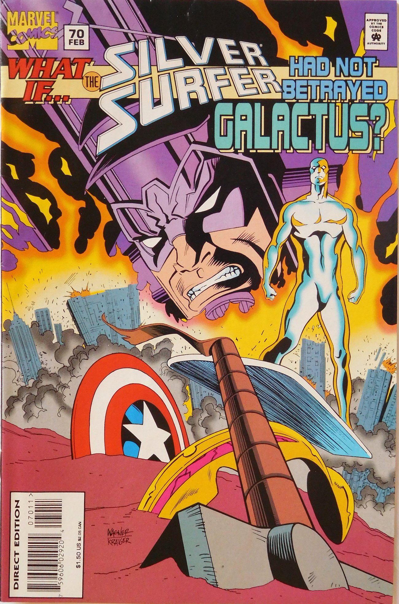 What If? Vol.2 #70 "What If the Silver Surfer Had Not Betrayed Galactus ...